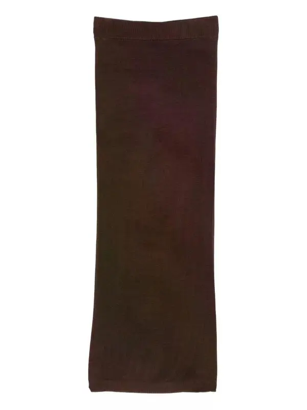 ENTIRE STUDIOS Ribbed Knit Midi Skirt