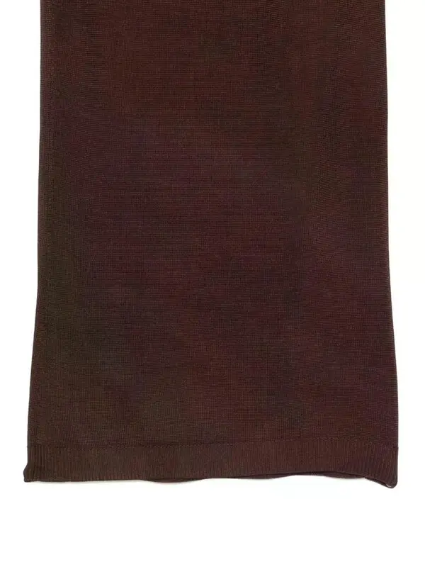 ENTIRE STUDIOS Ribbed Knit Midi Skirt