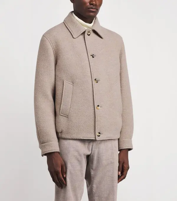 Agnona Alpaca Spazzolino Overshirt