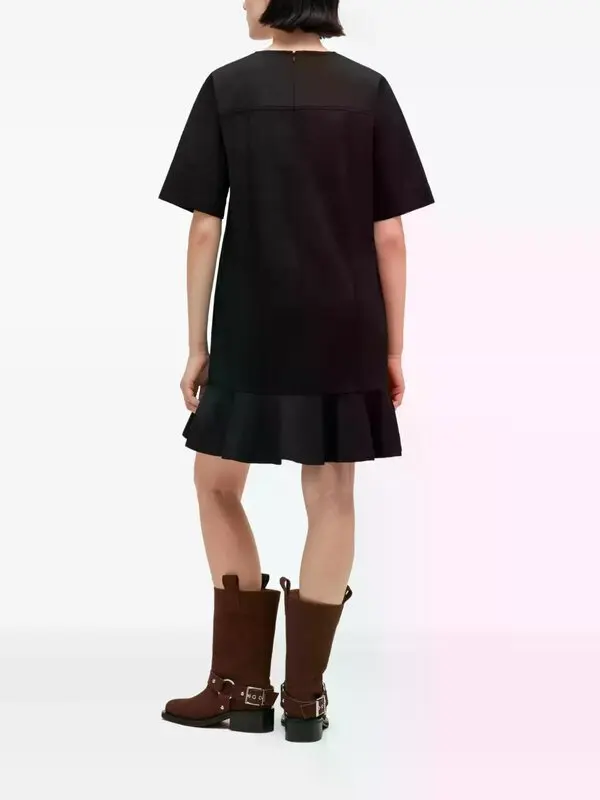 GANNI Mini Ruffled Pocket Dress