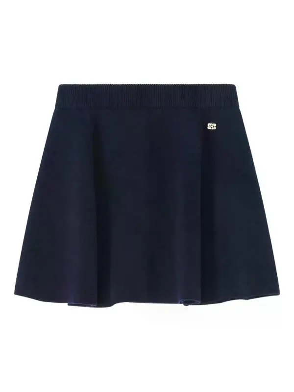 GANNI Logo Mini Skirt