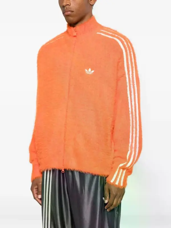 Adidas Stripes-arme Zip-fastening Sweatshirt