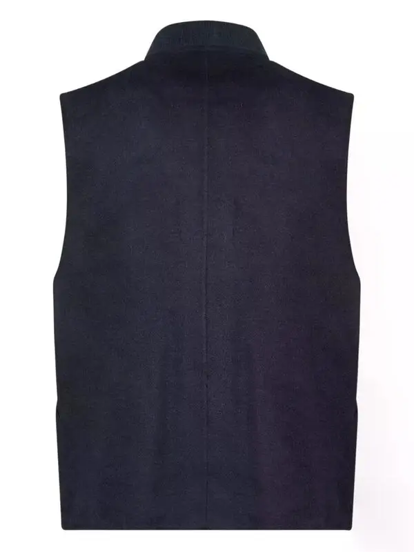 D4.0 Wool Gilet - Blue