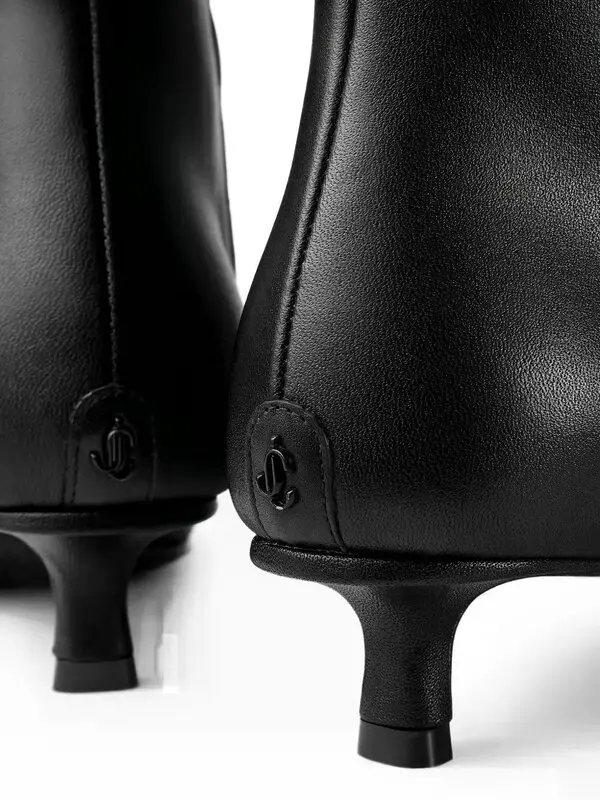 JIMMY CHOO Lory Pointed-toe Ankle Boots - Black