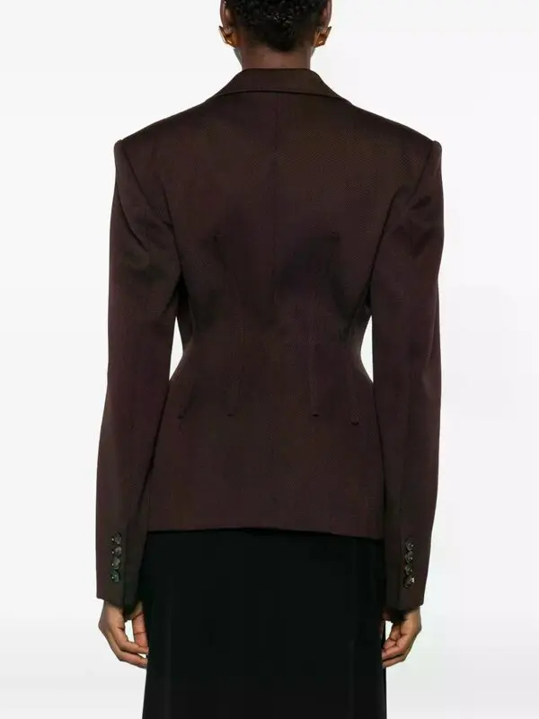 Stella McCartney Tailoring Moulded Blazer - Brown
