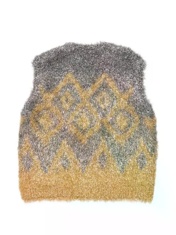 Acne Studios Sleeveless Geometric Knit Vest
