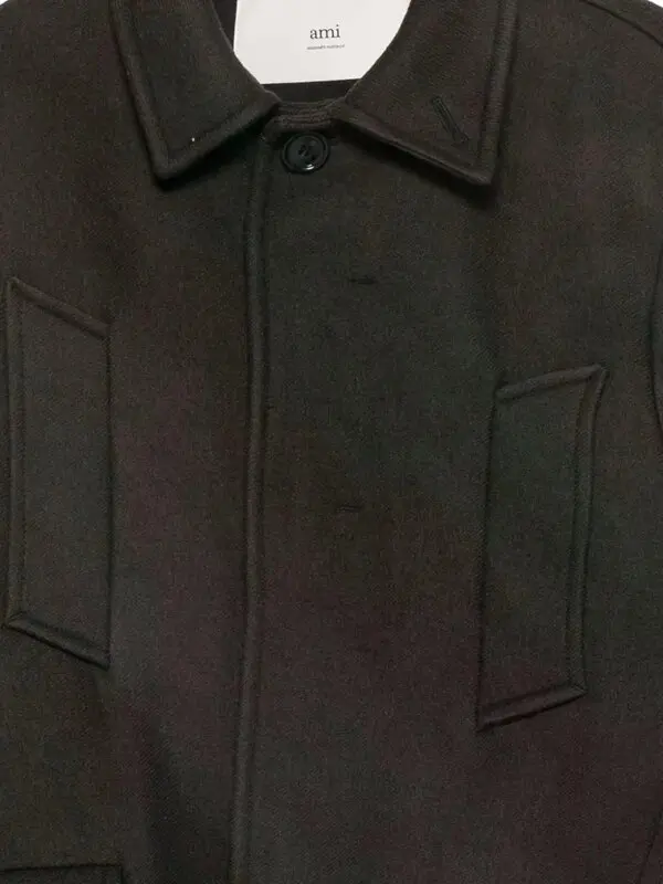 AMI Paris Caban Pocket Coat
