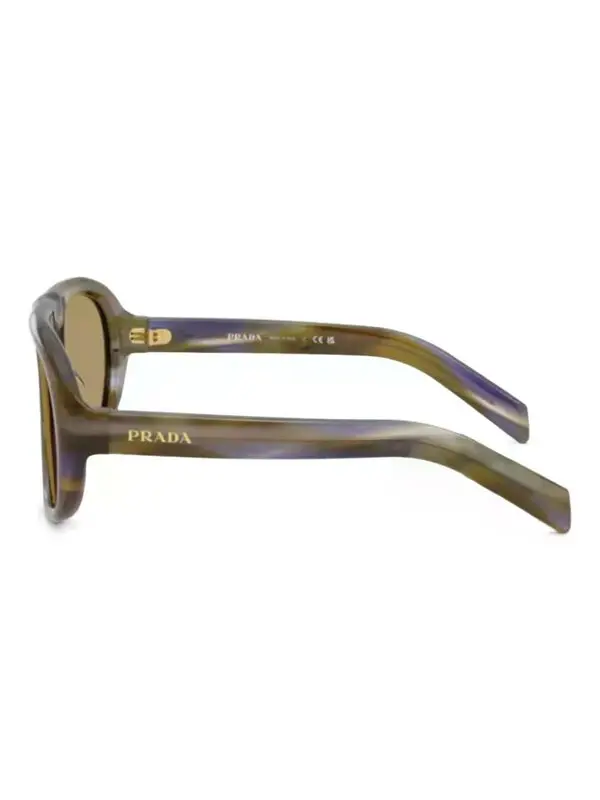 Prada Browline Sunglasses - Brown
