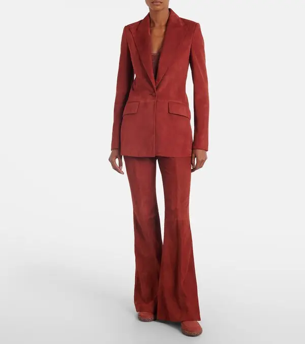 Gabriela Hearst Leiva Suede Blazer