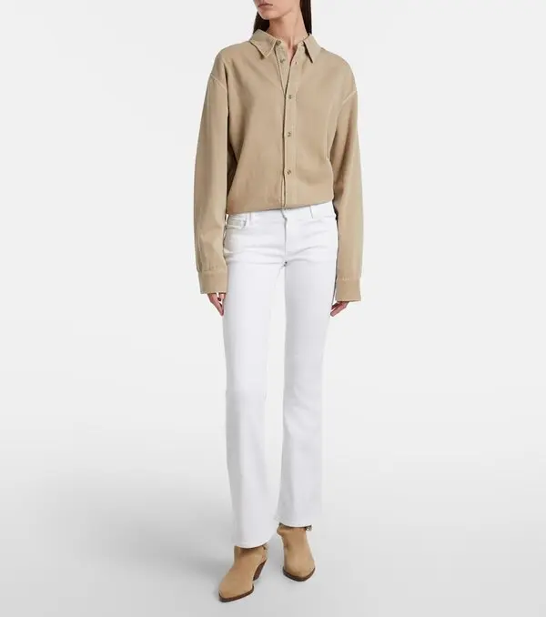 7 For All Mankind Original Bootcut Jeans - White