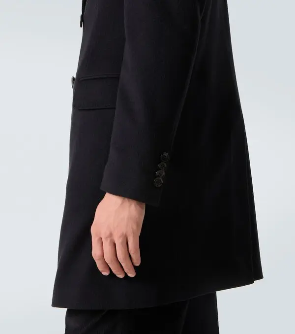 Zegna Wool And Cashmere-blend Coat
