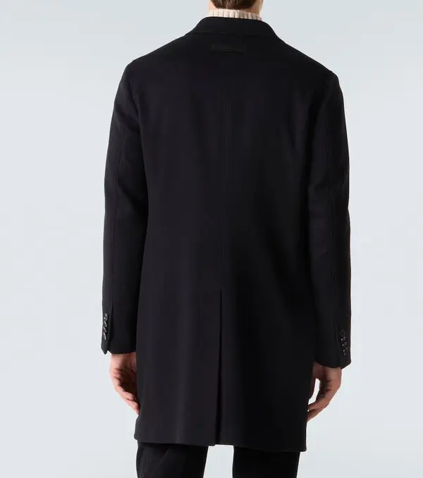 Zegna Wool And Cashmere-blend Coat