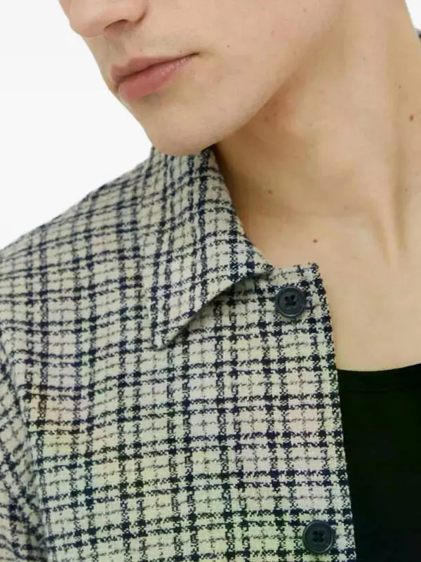 SAMSOE SAMSOE Checked Button Shirt
