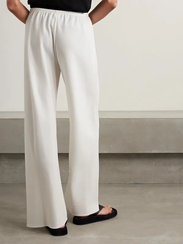 THE ROW Gala Crepe Wide-leg Pants