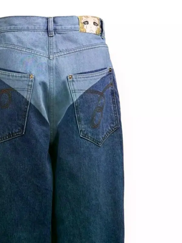 PUSHBUTTON Belt-loops Jeans - Blue