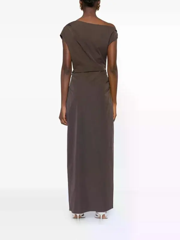 SIR. Off-shoulder Draped Maxi Dress
