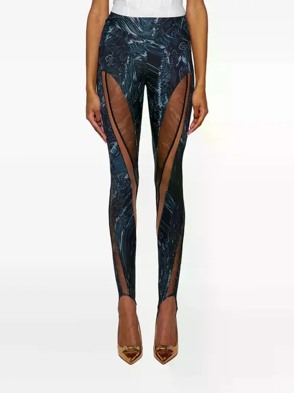 MUGLER Illusion Leggings