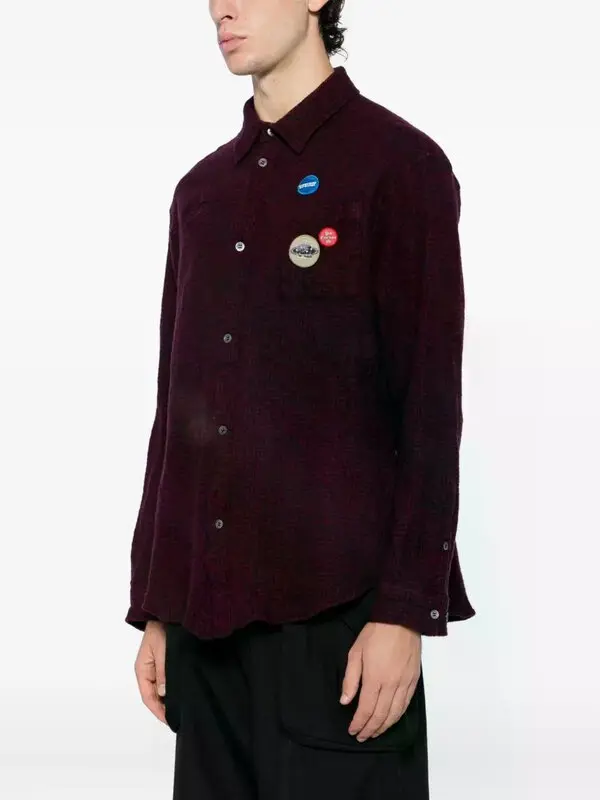 Undercover Logo-embroidered Shirt