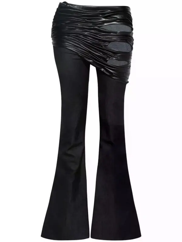 DI PETSA Draped Detailing Jeans