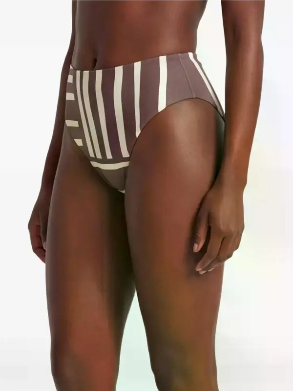SIR. Linocut Striped Bikini Bottom