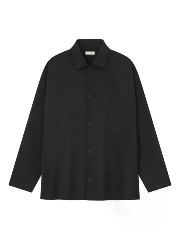 Fear Of God Technical Coaches Buttoned Shirt Jacket - Black