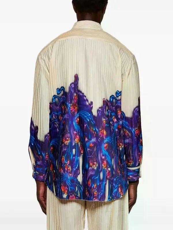 CASELLA MEYER Desert-print Shirt