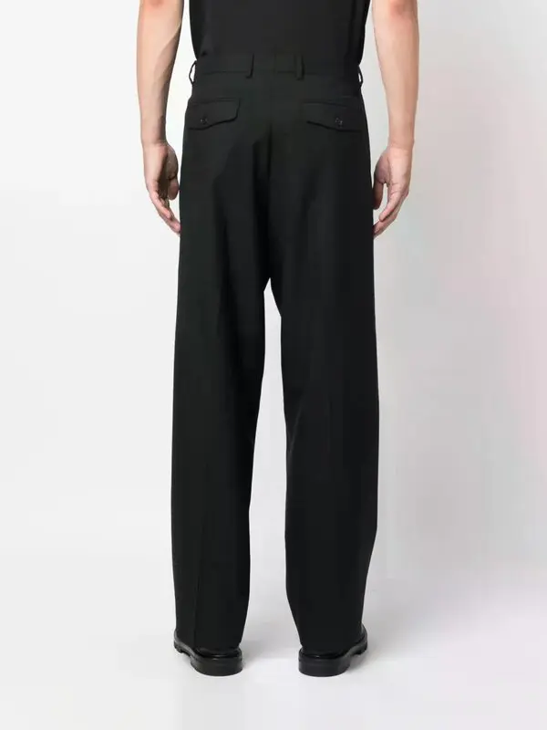 SUNFLOWER Pleated Wool Trousers