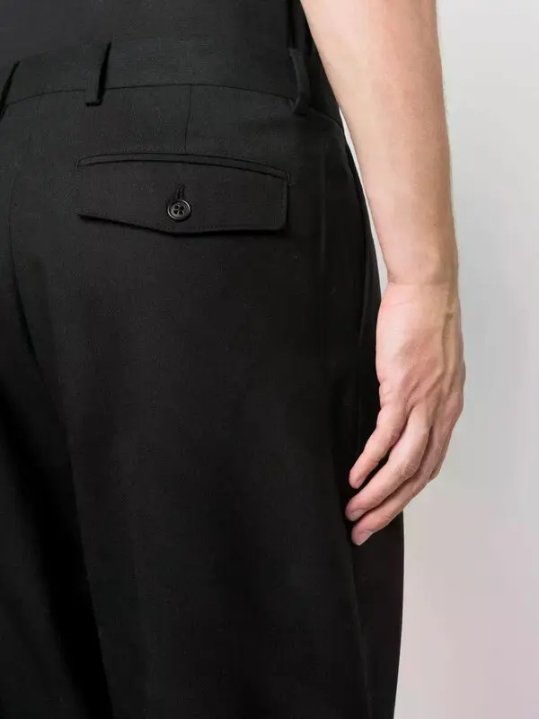 SUNFLOWER Pleated Wool Trousers