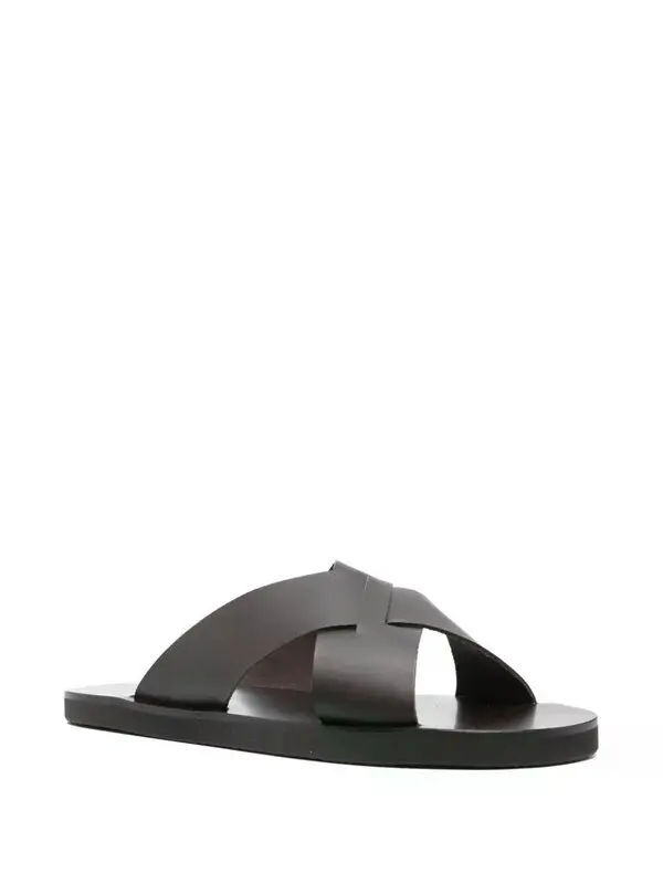 ANCIENT GREEK SANDALS Bios Criss-cross Sandals - Brown