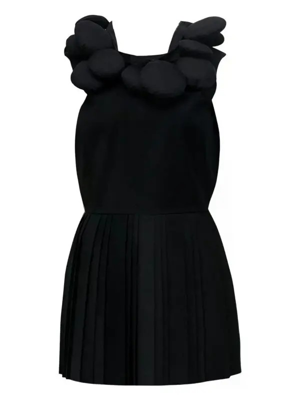 PUSHBUTTON Pleated Mini Dress