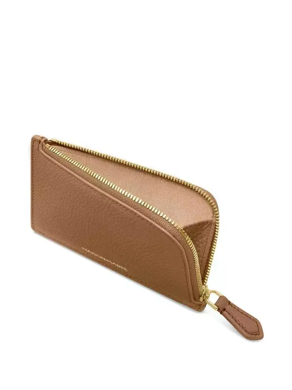 MAISON DE SABRE Zip-fastening Leather Wallet - Brown