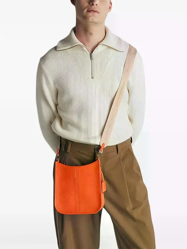 MAISON DE SABRE Leather Saddle Bag - Orange