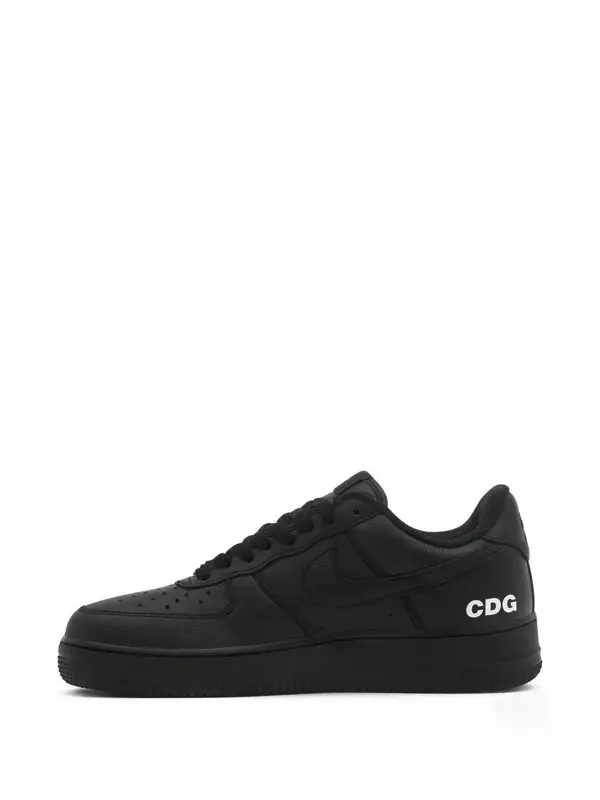 Nike Force 1 Low Leather Sneakers - Black