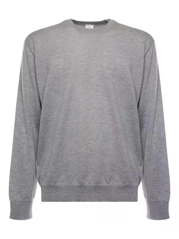 Eleventy Crew Neck Fine Knit Sweater