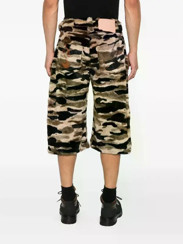 PDF Belt-loop Camouflage Shorts