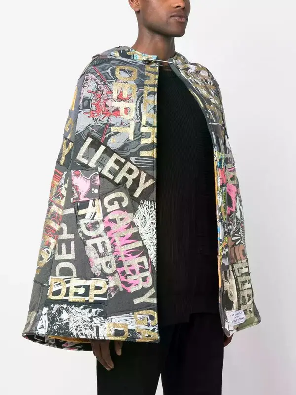 GALLERY DEPT. Patchwork Cotton Cape