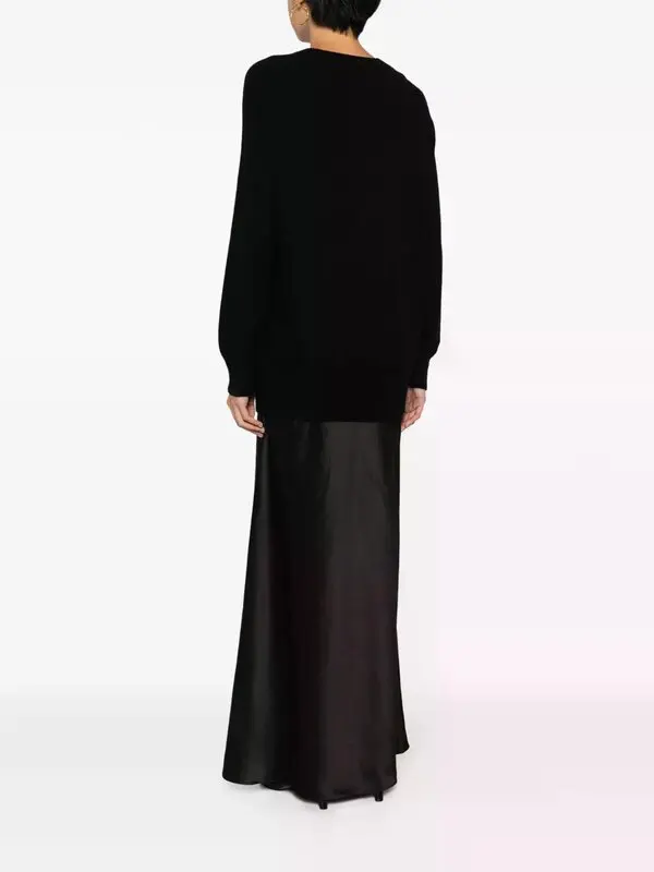 Christopher Esber Monument Layered Cashmere Dress - Black