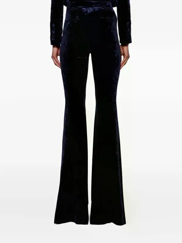 Alex Perry Velvet Flared Trousers