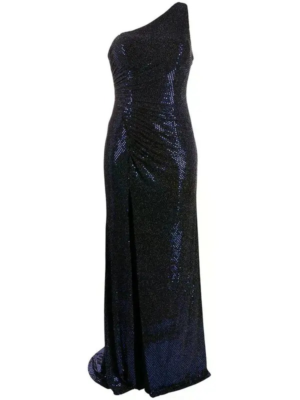 BLANCA VITA One-shoulder Gown - Blue