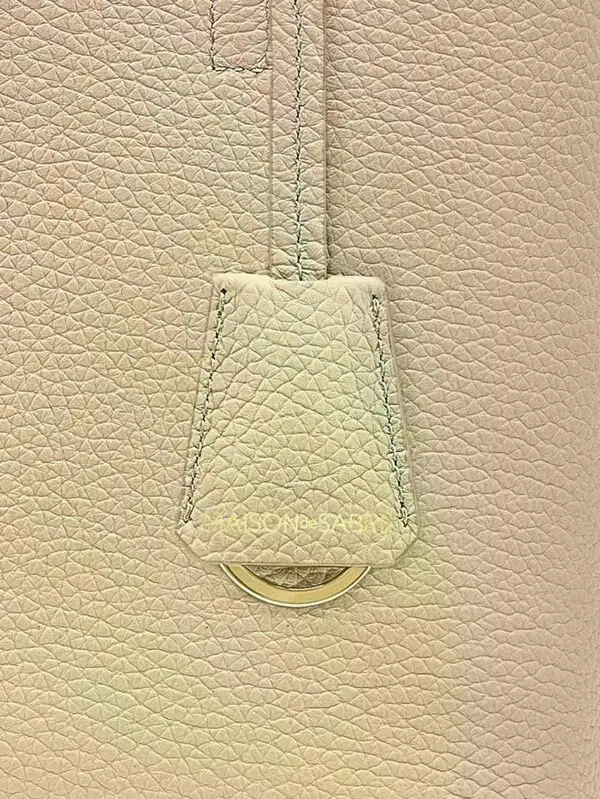 MAISON DE SABRE Leather Soft Tote - Neutrals