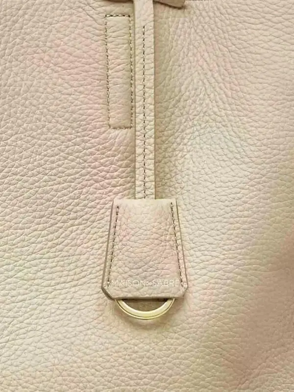 MAISON DE SABRE Zipped Leather Soft Tote