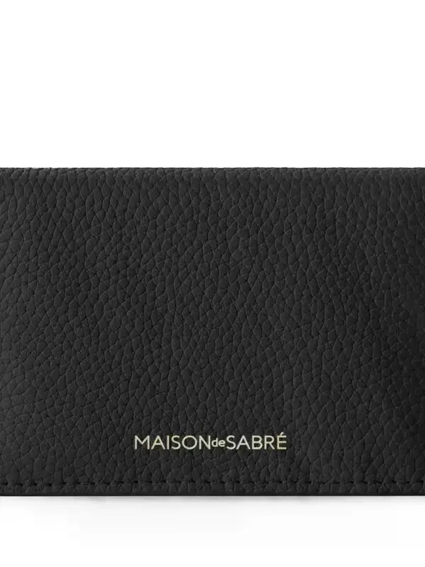 MAISON DE SABRE Leather Card Case - Black