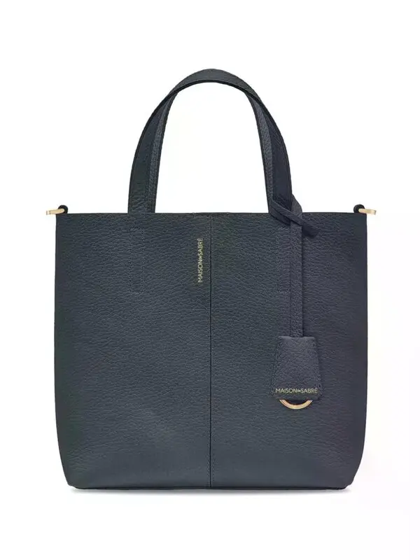 MAISON DE SABRE Small Leather Soft Tote - Grey