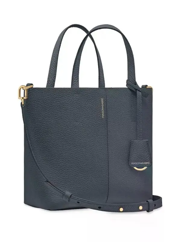 MAISON DE SABRE Small Leather Soft Tote - Grey