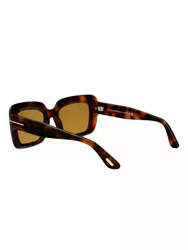TOM FORD Leila Square Frame Sunglasses