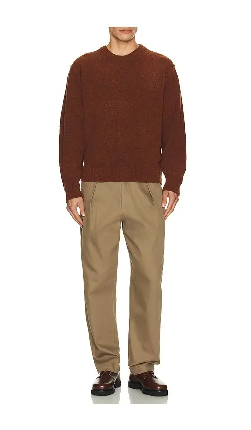LE17SEPTEMBRE Boucle Reverse Seam Pullover