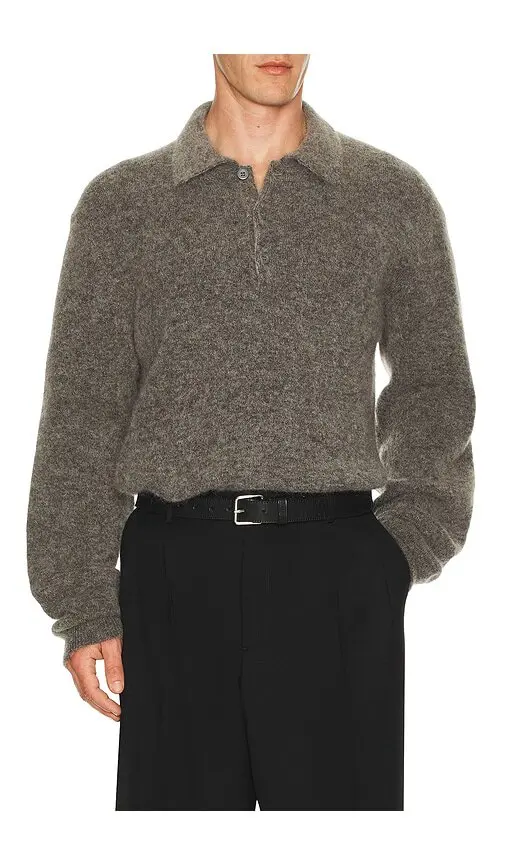 SUNFLOWER Mohair Polo - Grey