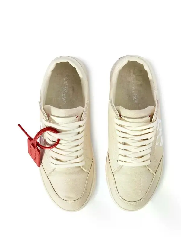 Off-White Vulcanized Canvas Sneakers