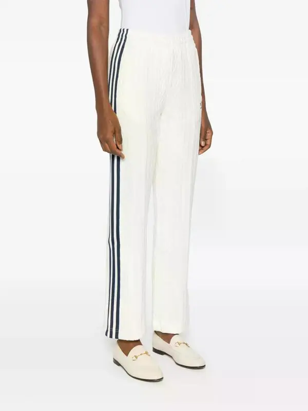 Adidas Side-stripe Track Pants - White