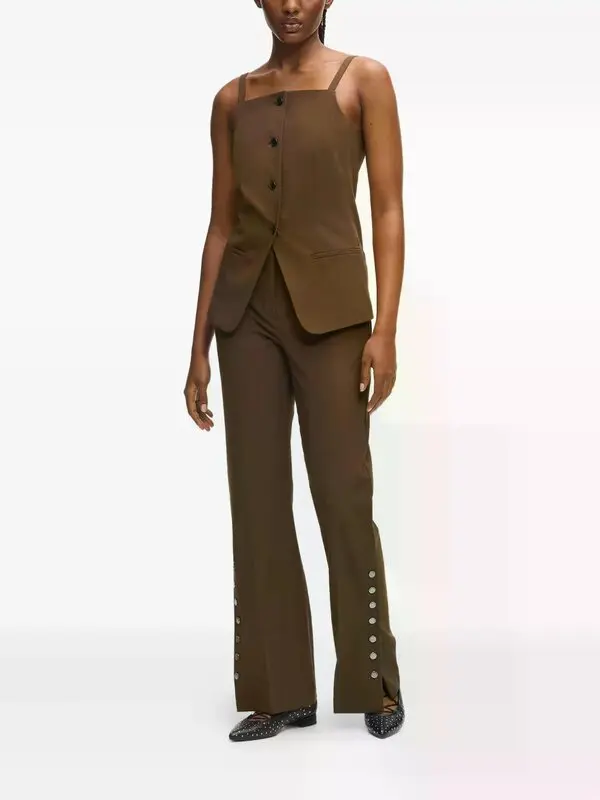 Karl Lagerfeld Press-stud Detailing Trousers